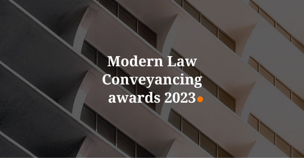 Modern Law Conveyancing Awards 2023 - Ochresoft